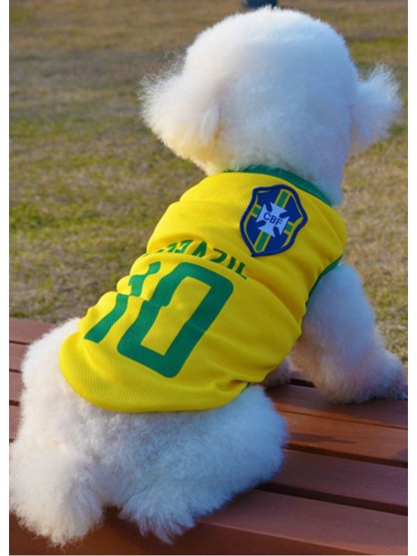 Déguisement Brésil pour chien